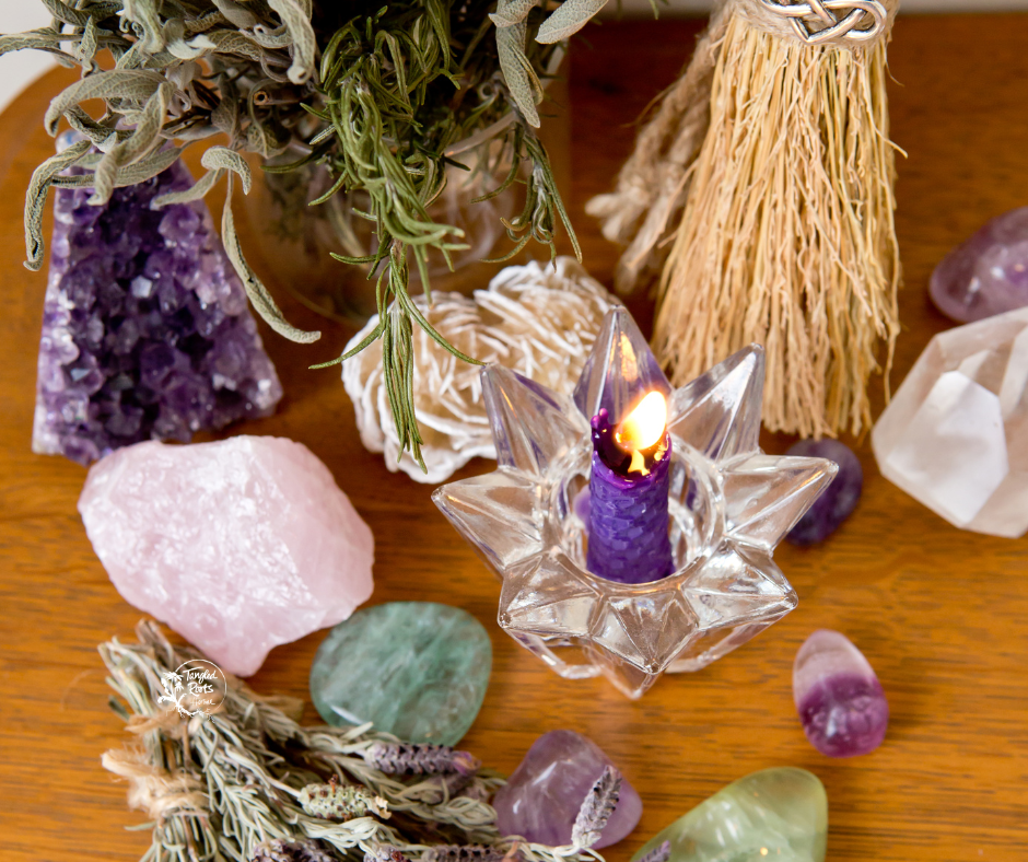 The Power Of Rocks And Crystals In Your Herbal Apothecary Tangled